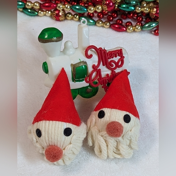 Vintage | Holiday | Vintage 5s Christmas Decorations Ornaments Santa ...